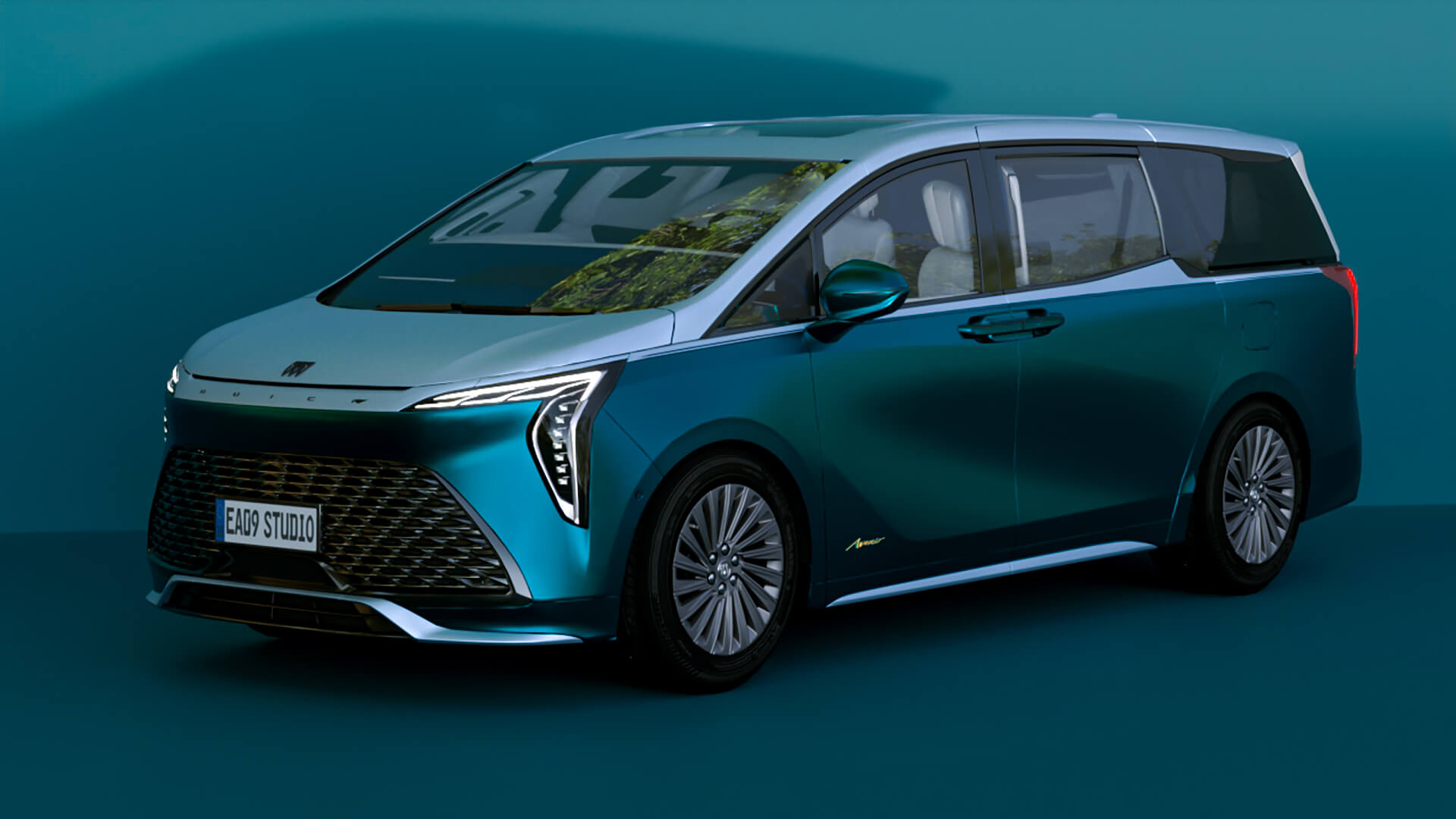 2024 Buick GL8 Century - 3D Model by EA09studio