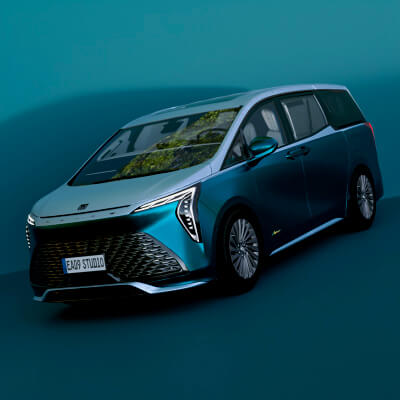 2024 Buick GL8 Century - 3D Model by EA09studio