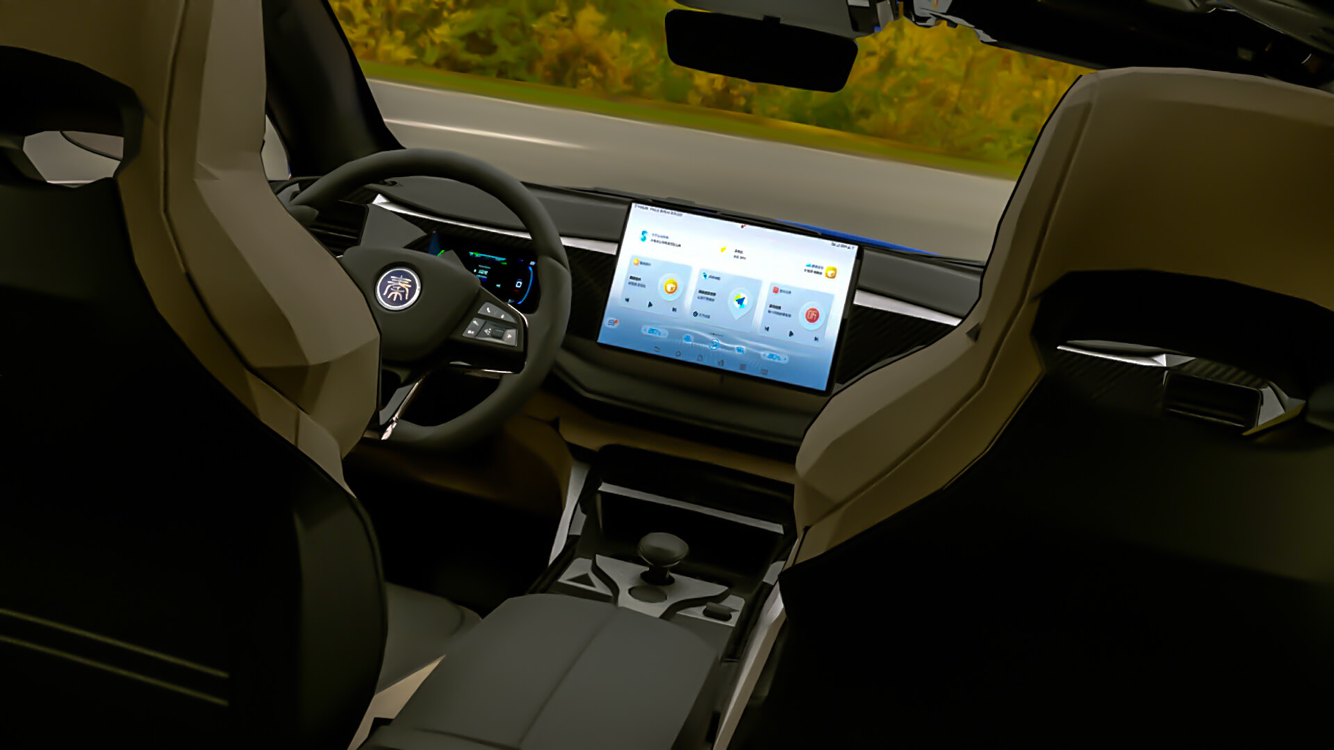 2024 BYD Qin-Plus EV 3D Model by EA09studio