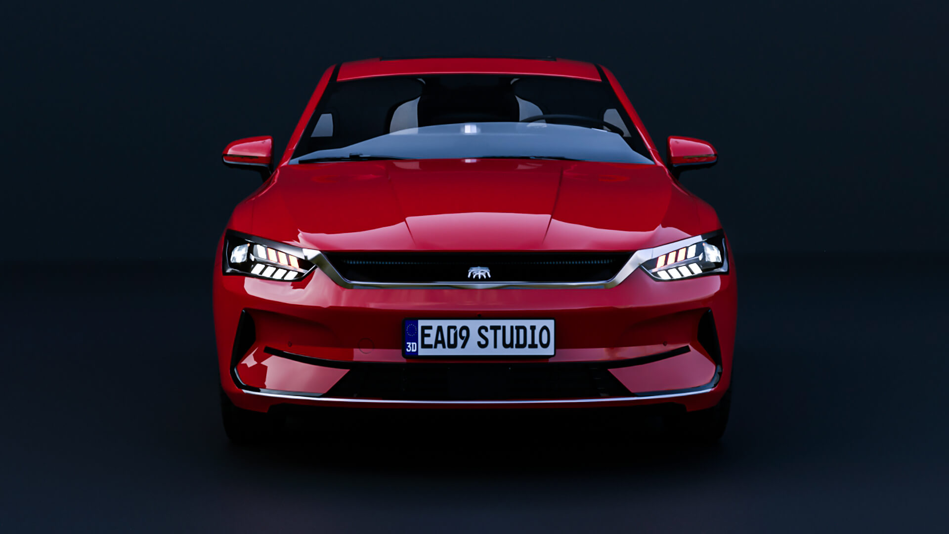 2024 BYD Qin-Plus EV 3D Model by EA09studio