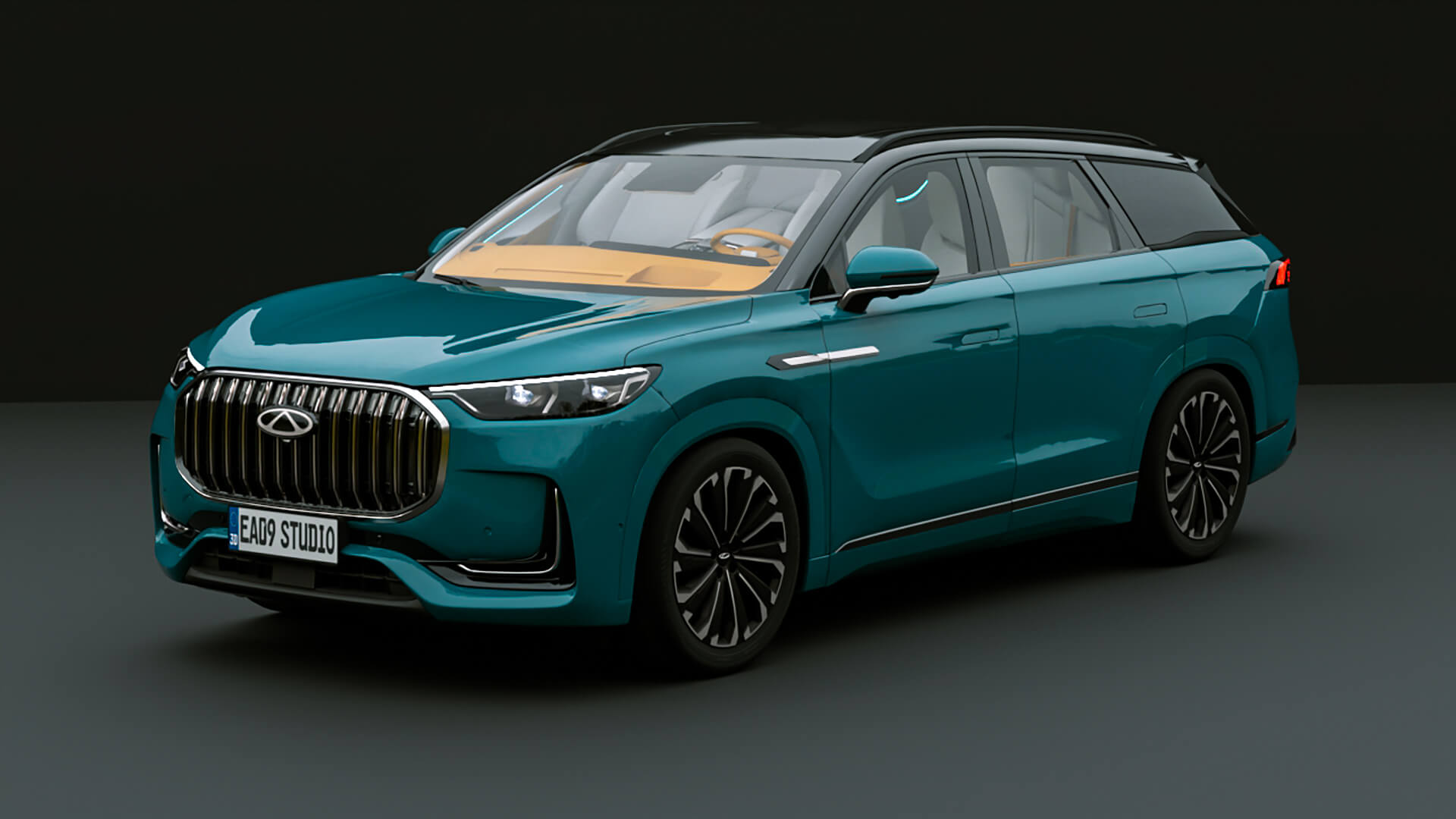 2024 Chery Tiggo 9 - 3D Model by EA09studio