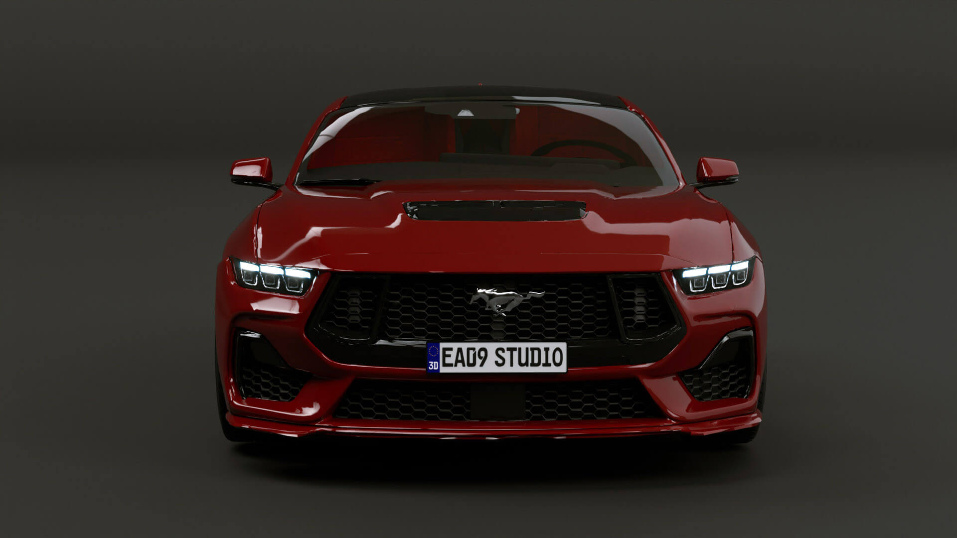 2024 Ford Mustang GT - 3D Model by EA09studio