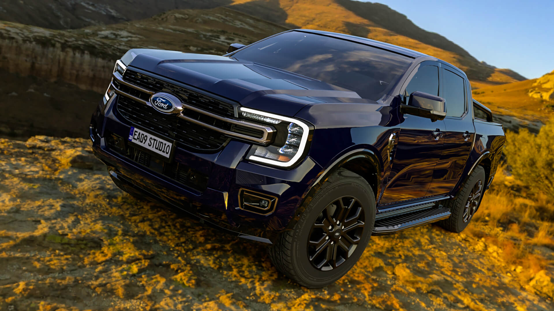2024 Ford Ranger Raptor - 3D Model by EA09studio