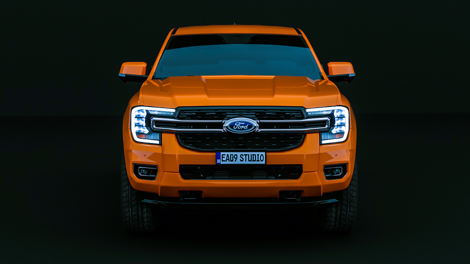 2024 Ford Ranger Raptor - 3D Model by EA09studio