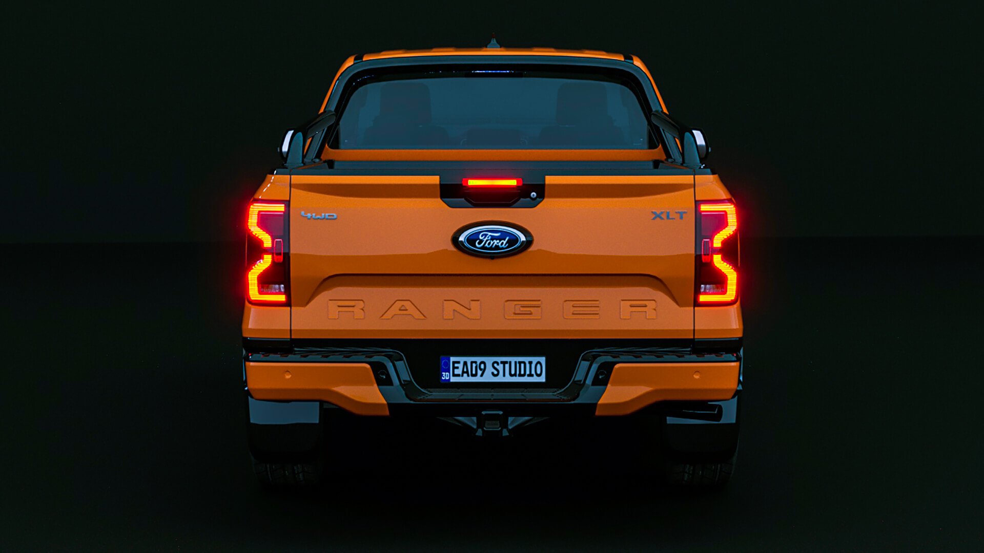 2024 Ford Ranger Raptor - 3D Model by EA09studio