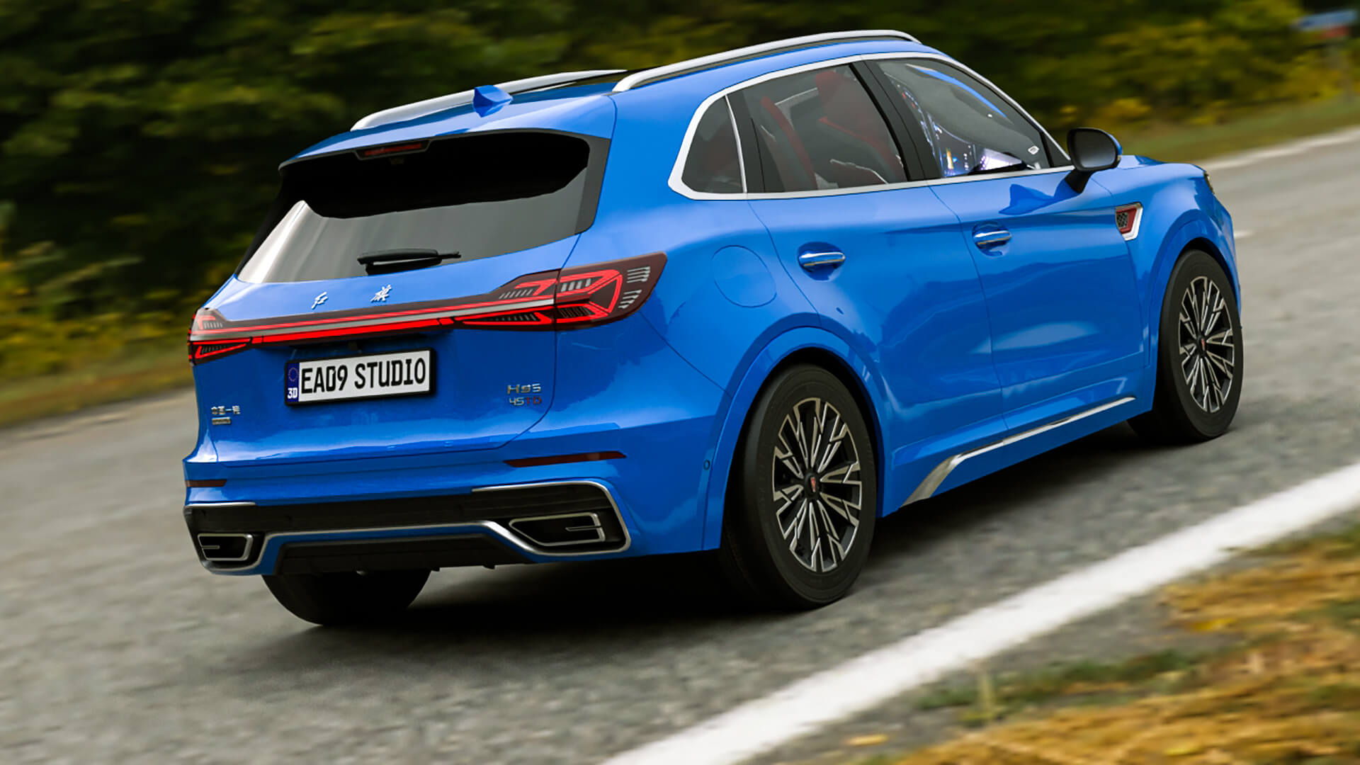 2024 Hongqi HS5 - 3D Model by EA09studio