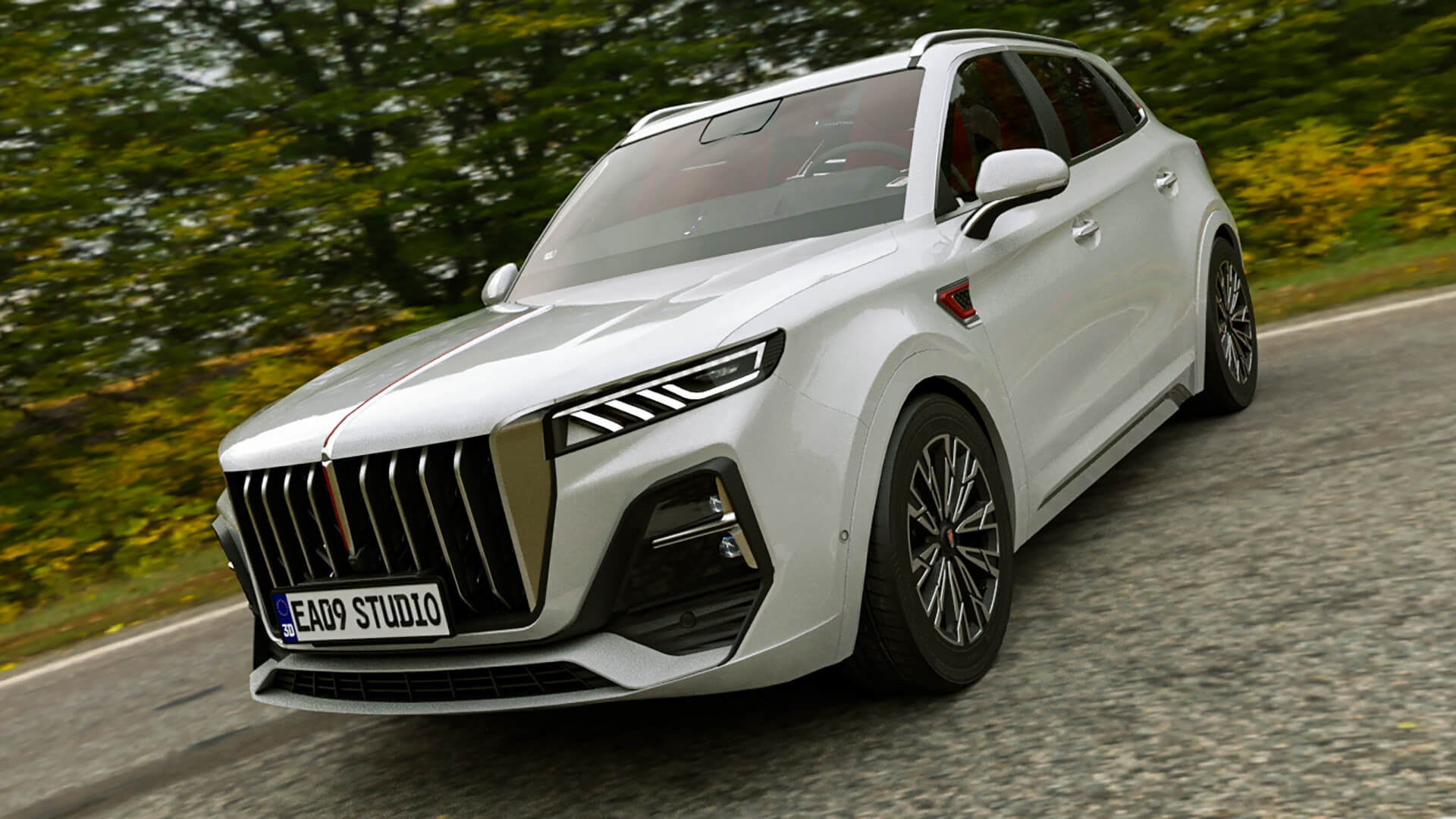 2024 Hongqi HS5 - 3D Model by EA09studio