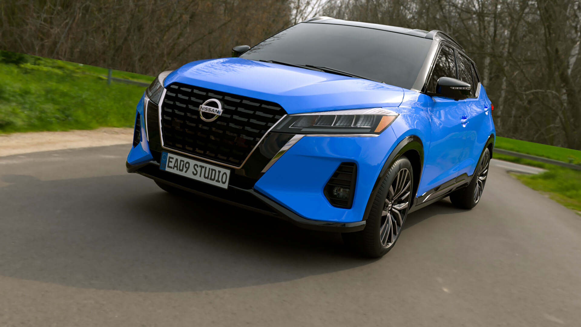 2024 Nissan Kicks Hatchback - 3D Model by EA09studio