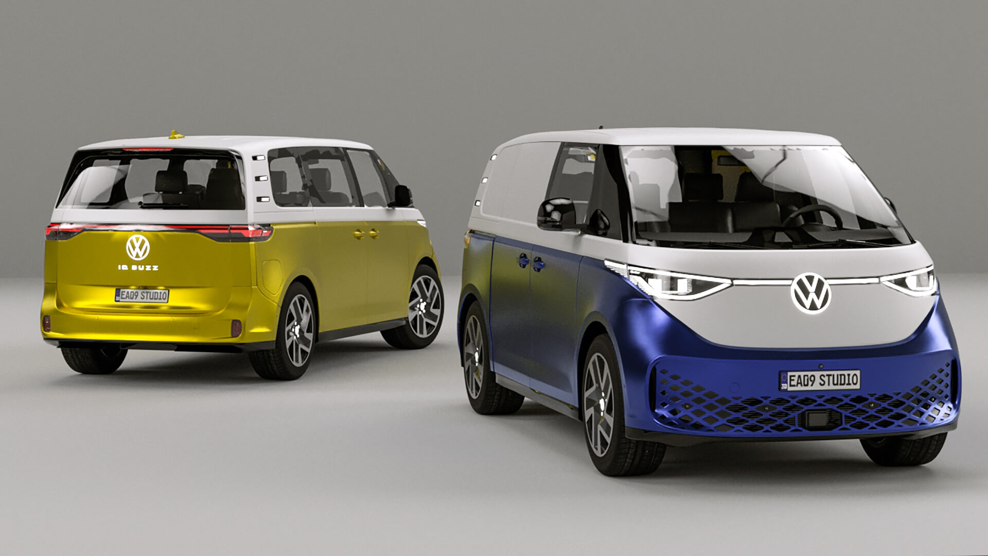 2024 VW ID Buzz - 3D Model by EA09studio