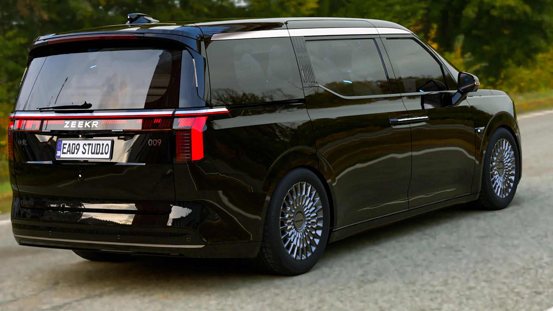 2024 Zeekr 009 - 3D Model by EA09studio