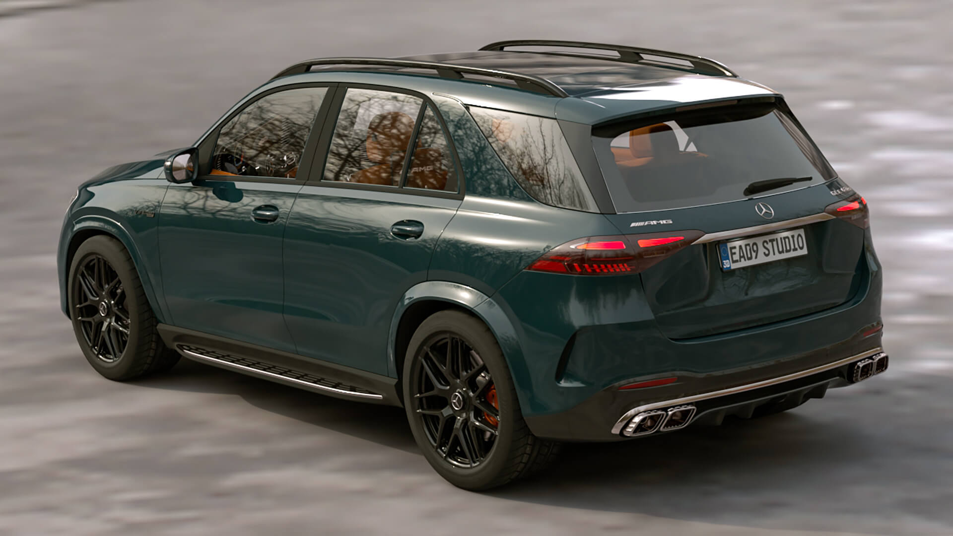 2025 AMG GLE 63 S 4MATIC - 3D Model by EA09studio