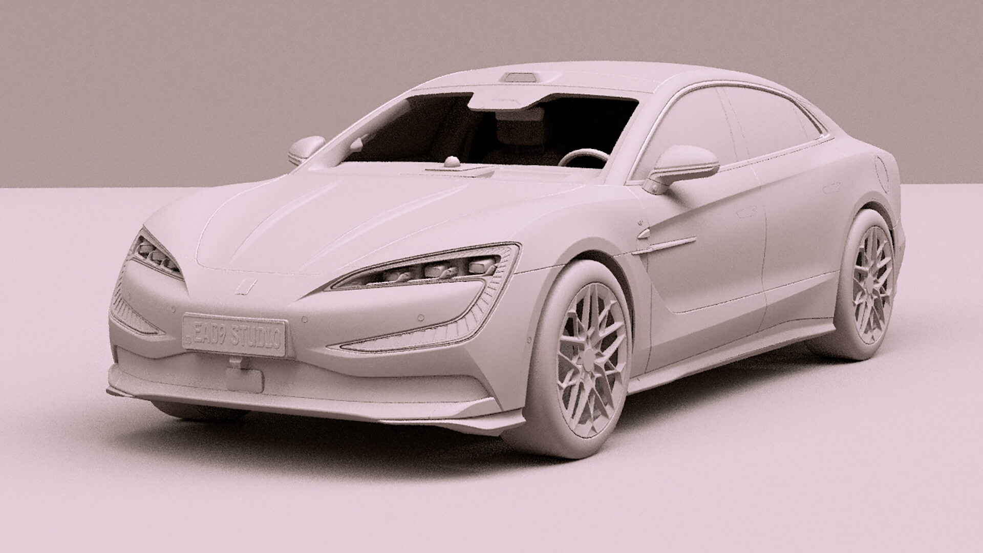 2025 BYD YangWang U7 - 3D Model by EA09studio