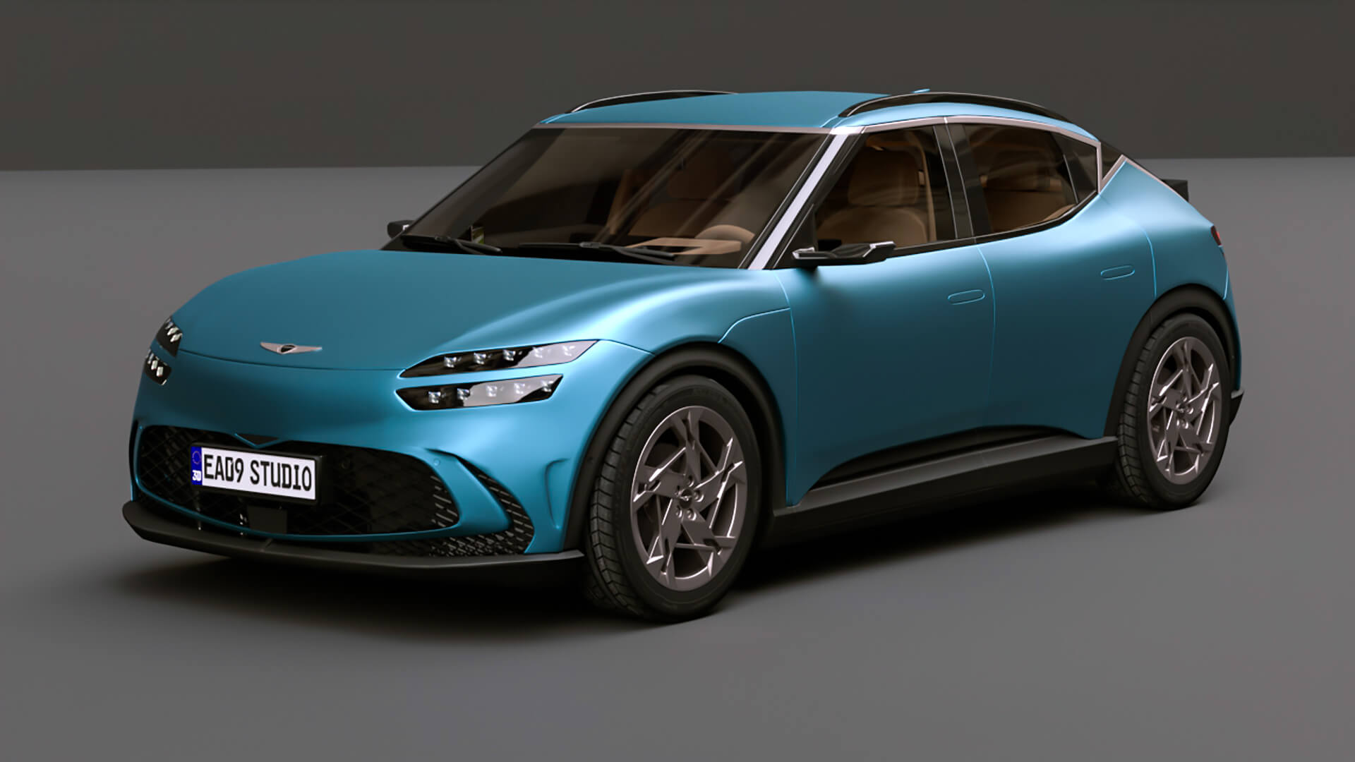 2025 Genesis GV60 - 3D Model by EA09studio