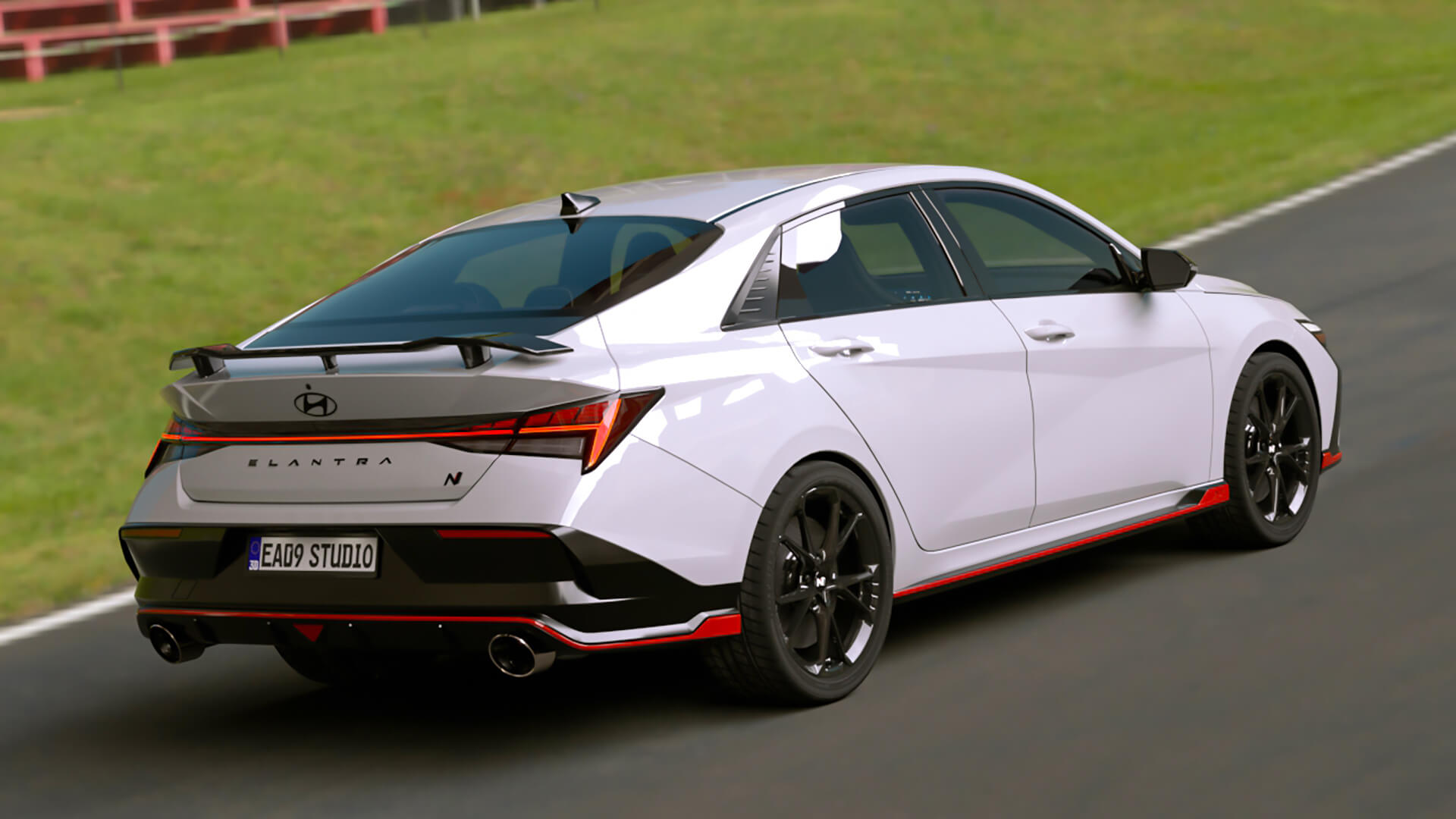 2025 Hyundai Elantra N Line - 3D Model by EA09studio