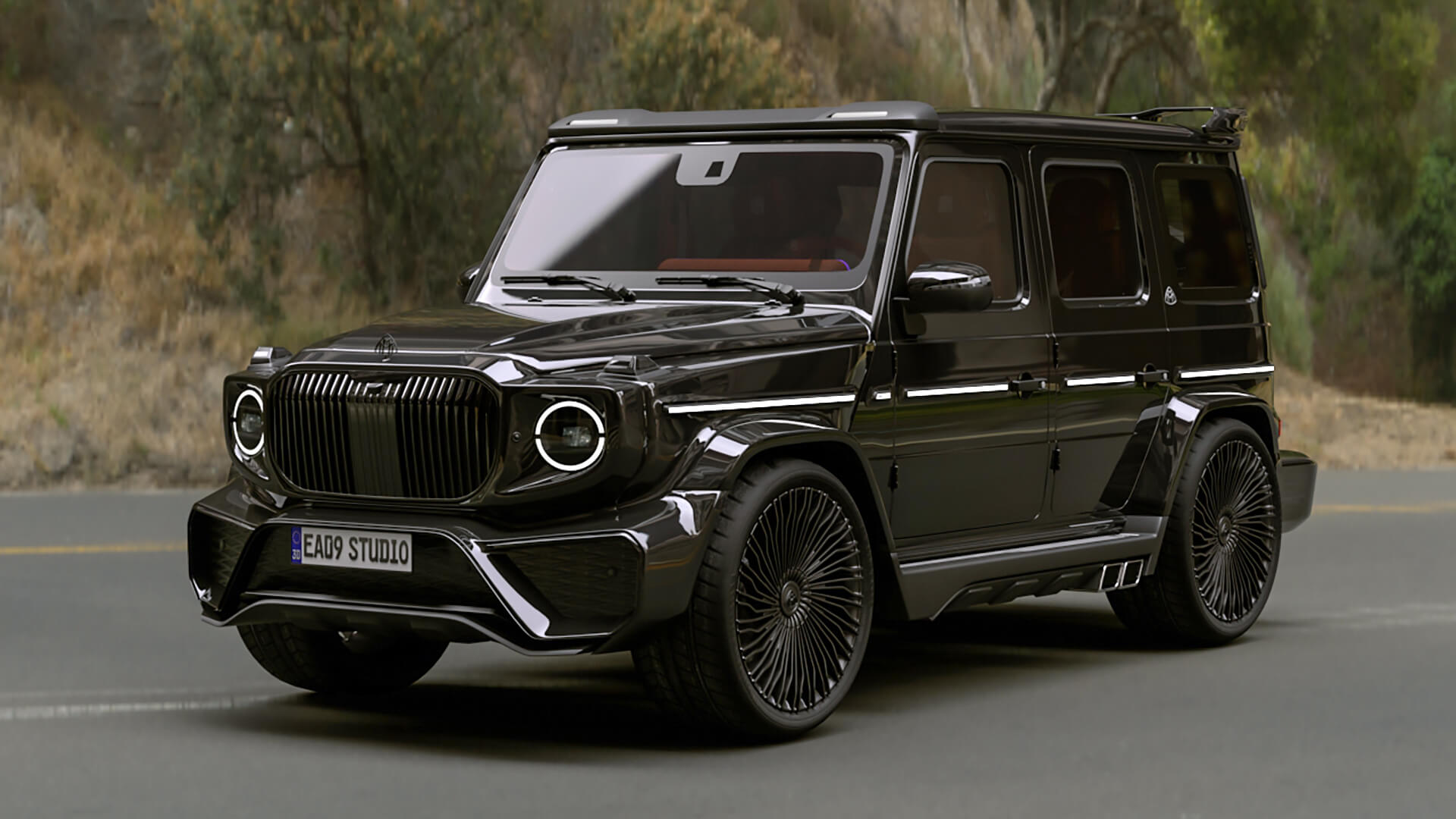 Mercedes-Benz Maybach G900 2025 3D Model by EA09studio