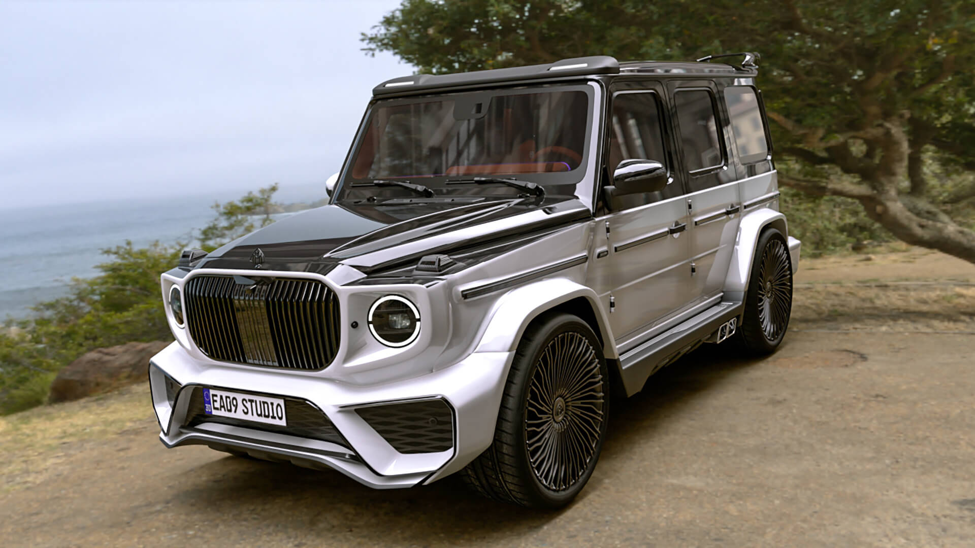 Mercedes-Benz Maybach G900 2025 3D Model by EA09studio