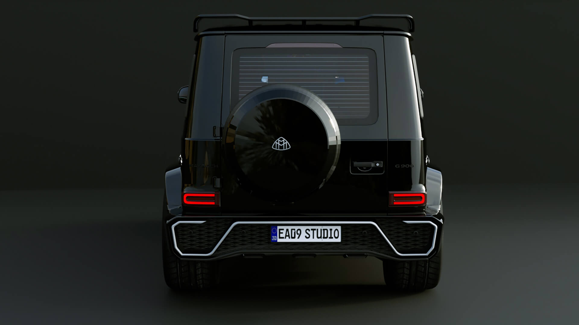 Mercedes-Benz Maybach G900 2025 3D Model by EA09studio