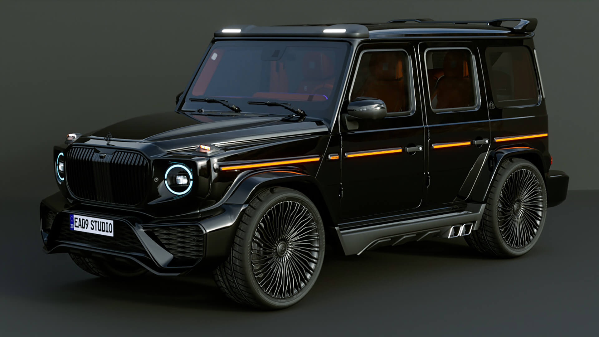Mercedes-Benz Maybach G900 2025 3D Model by EA09studio