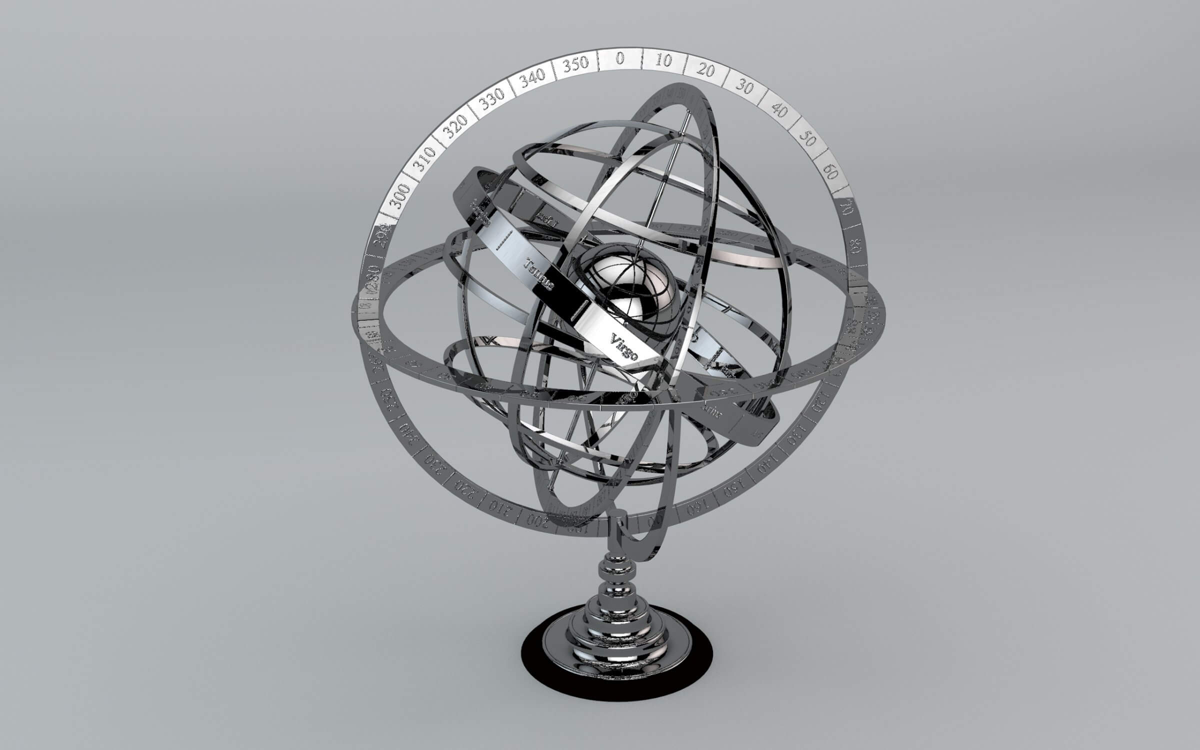 Armillary Sphere - 3D Model by EA09studio
