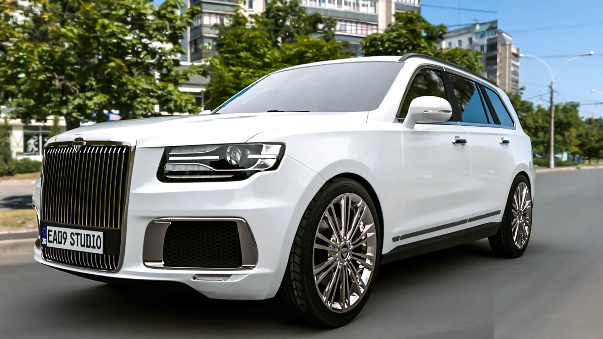 Aurus Komendant 2024 - 3D Model by EA09studio