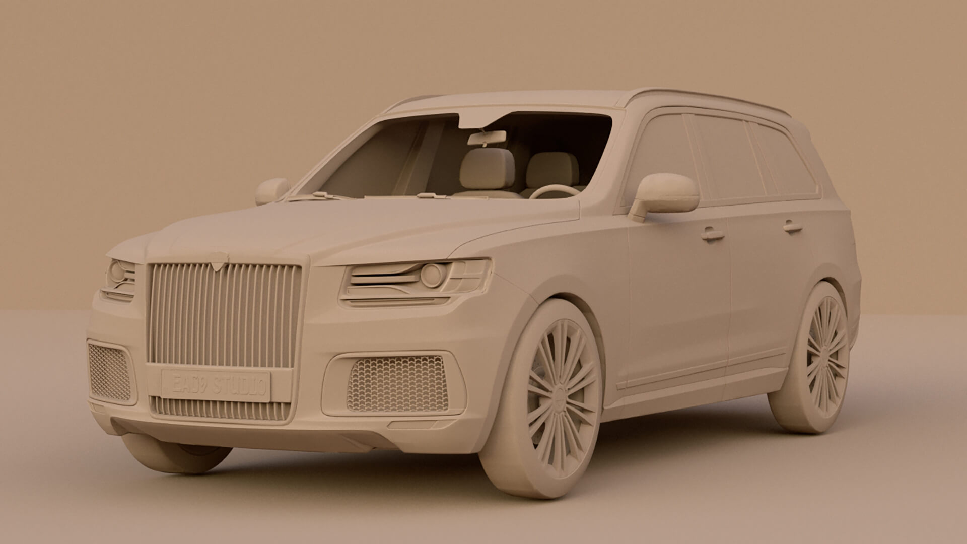 Aurus Komendant 2024 - 3D Model by EA09studio