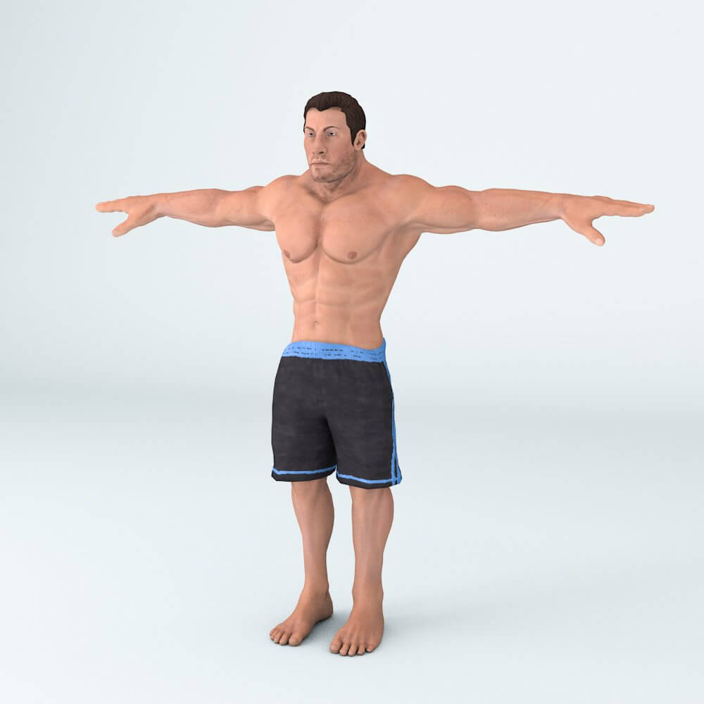 Bodybuilders - 3D Model by EA09studio