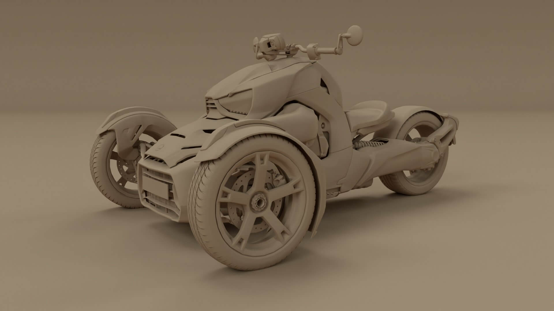 BRP Can-Am Ryker 900 3D Model by EA09studio