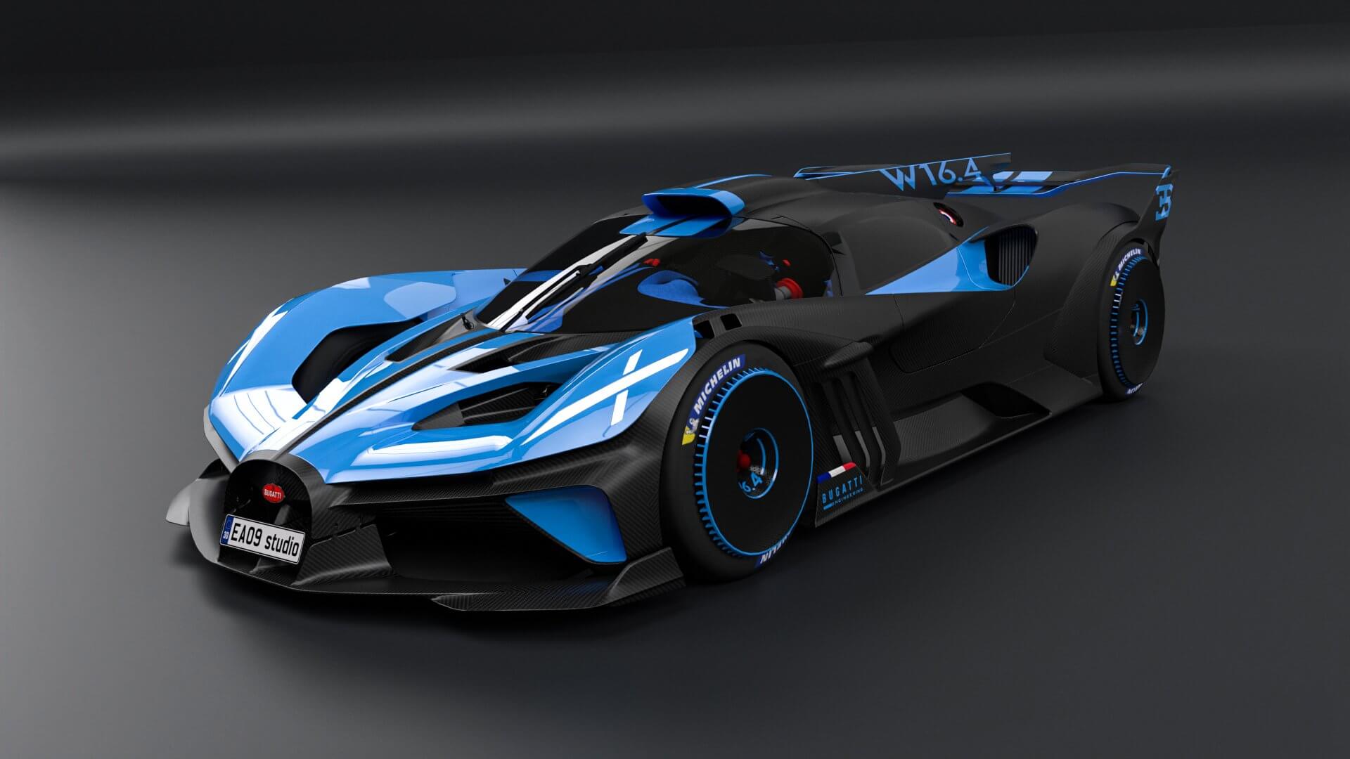 Bugatti Bolide - 3D Model by EA09studio