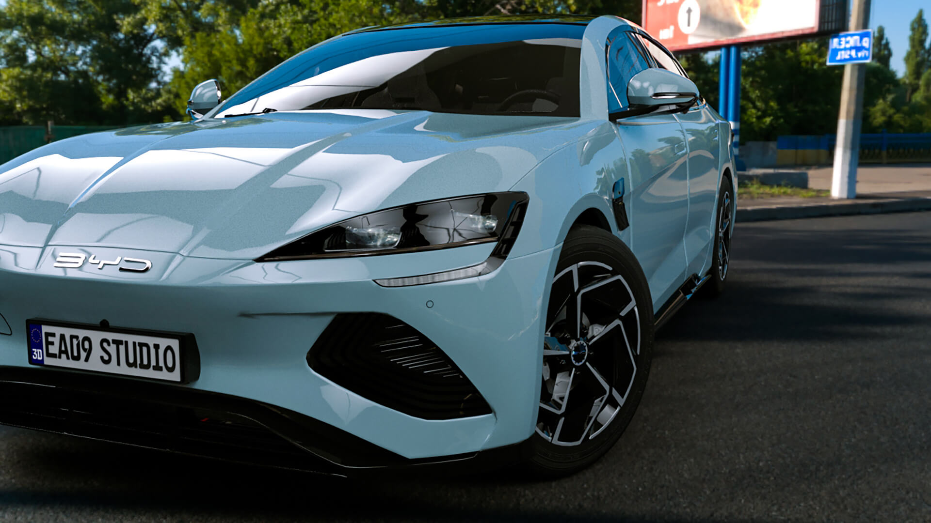 BYD Seal 2024 - 3D Model by EA09studio