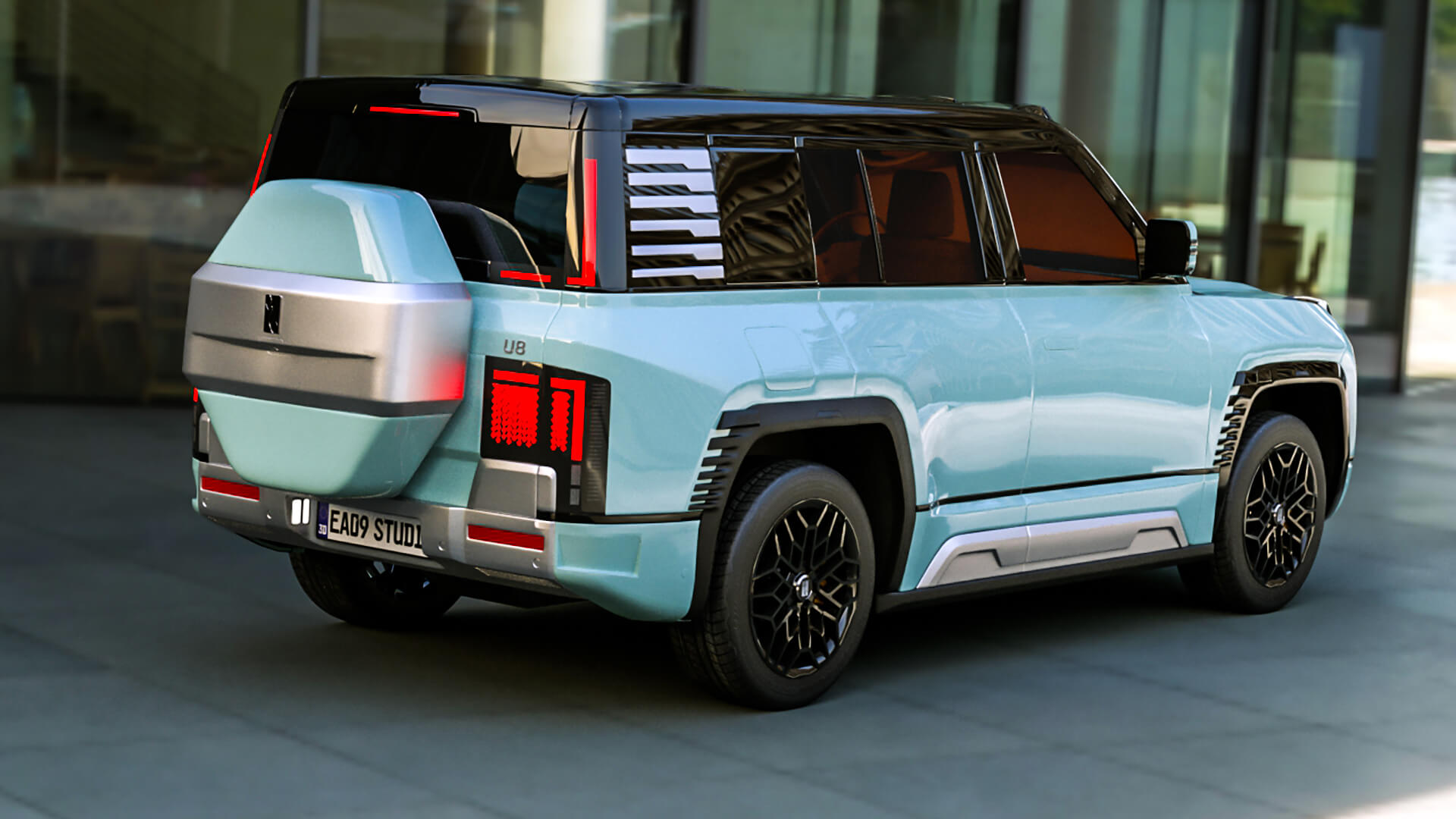 BYD Yangwang U8 2024 - 3D Model by EA09studio