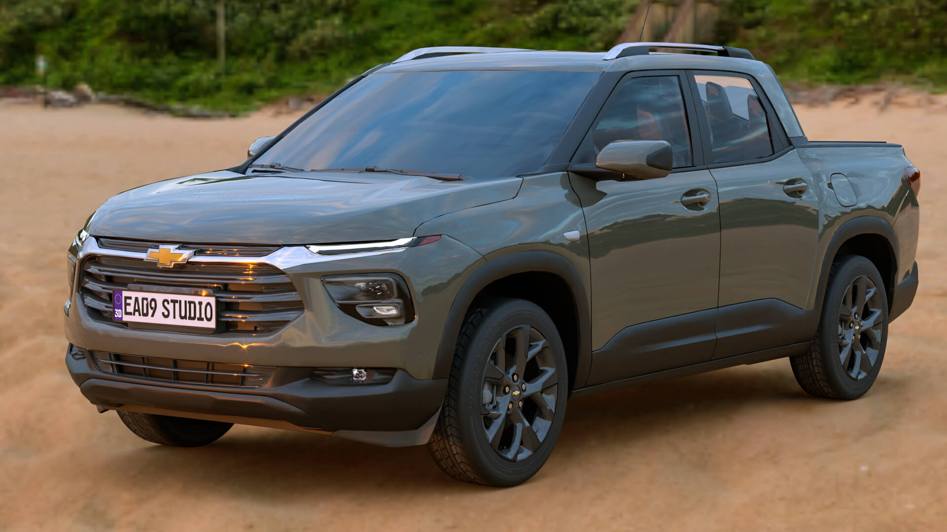Chevrolet Montana 2024 - 3D Model by EA09studio