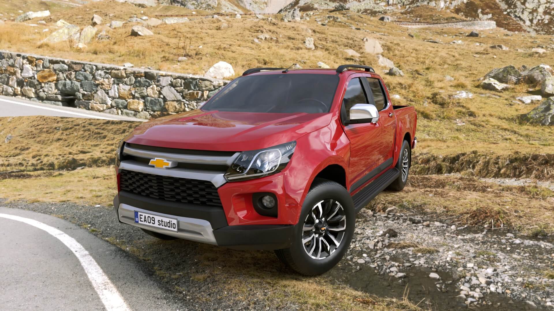 Chevrolet S10 2022 - 3D Model by EA09studio