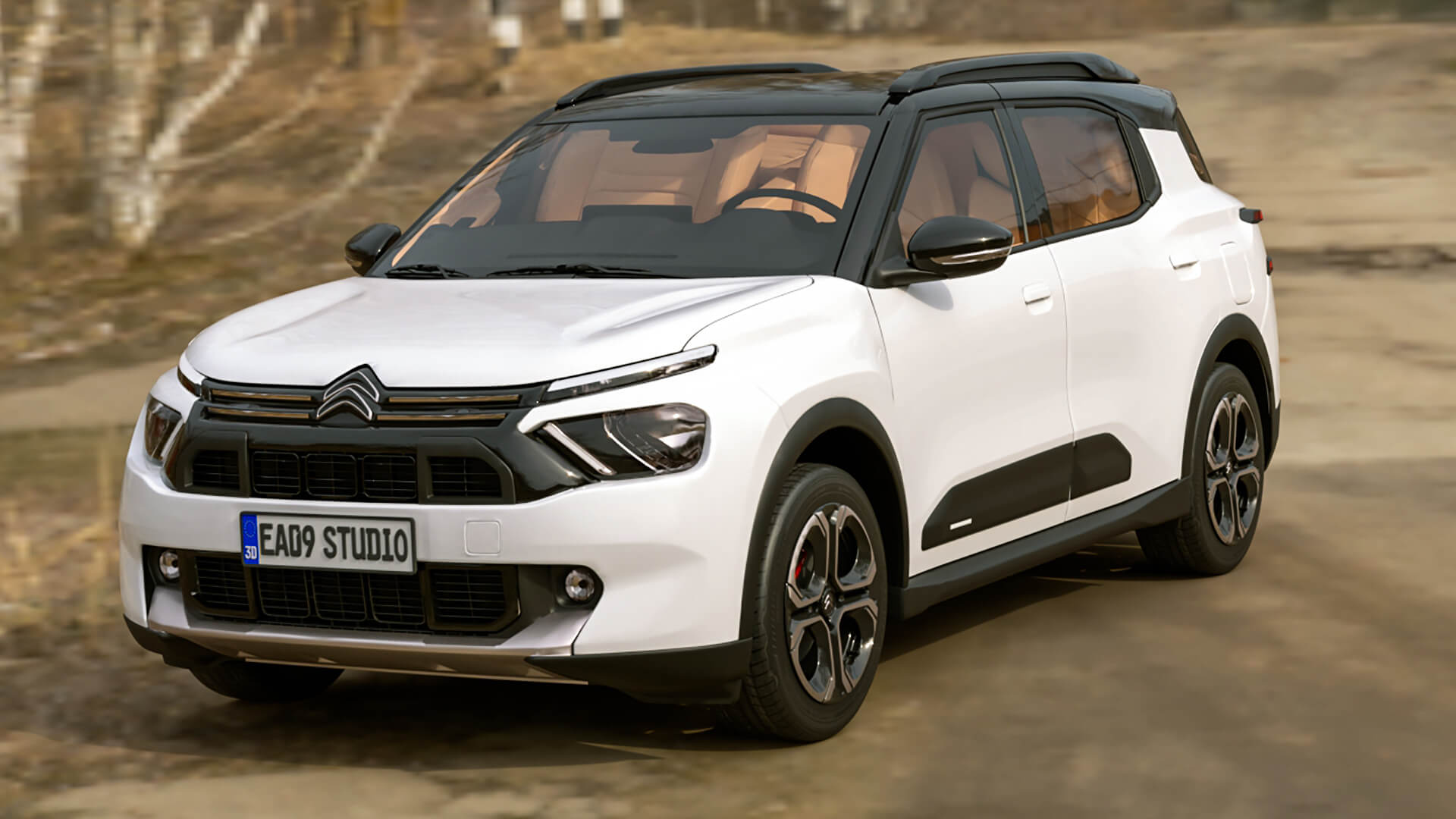 Citroën C3 Aircross 2024 - 3D Model by EA09studio