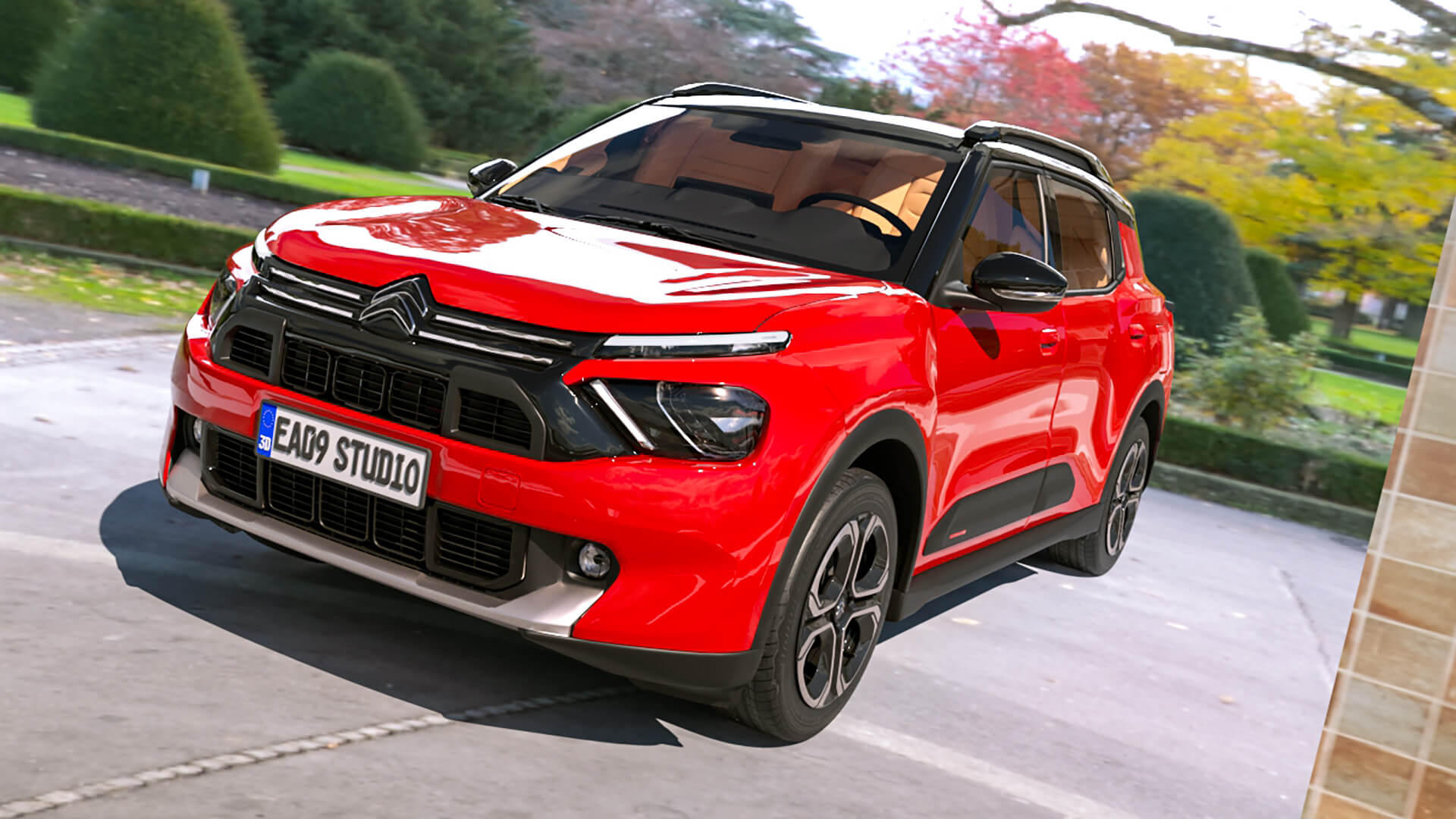 Citroën C3 Aircross 2024 - 3D Model by EA09studio