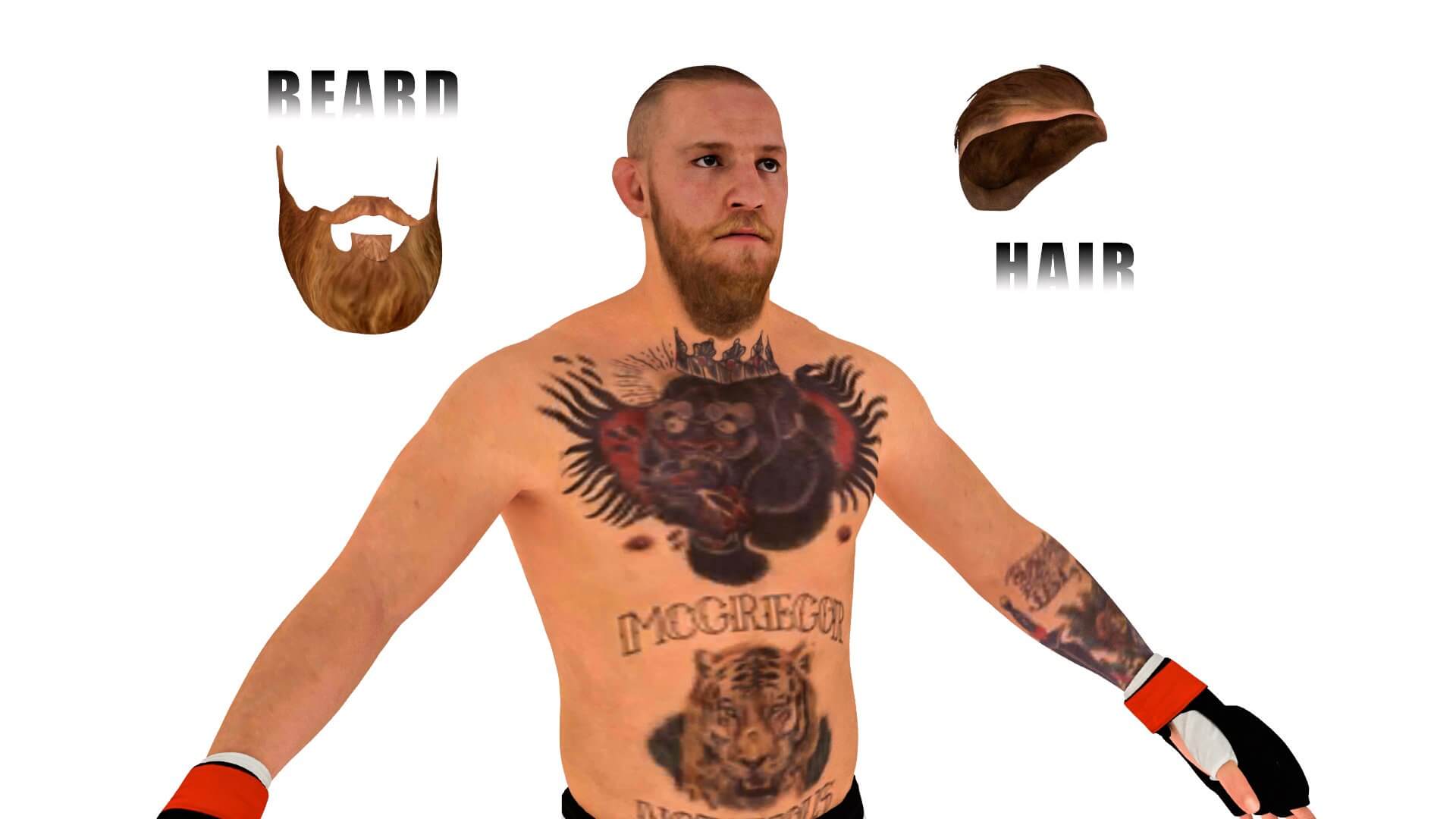 Conor McGregor - 3D Model by EA09studio