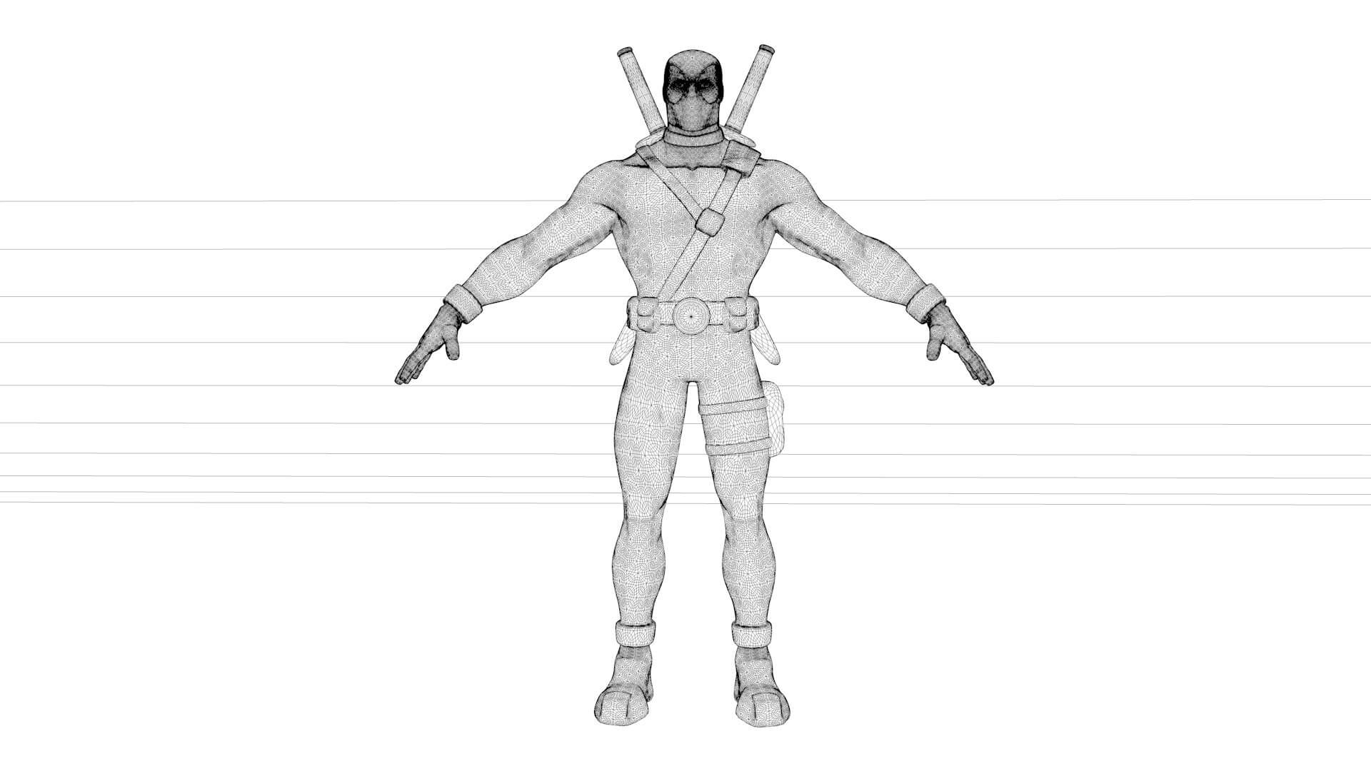 Deadpool - 3D Model by EA09studio