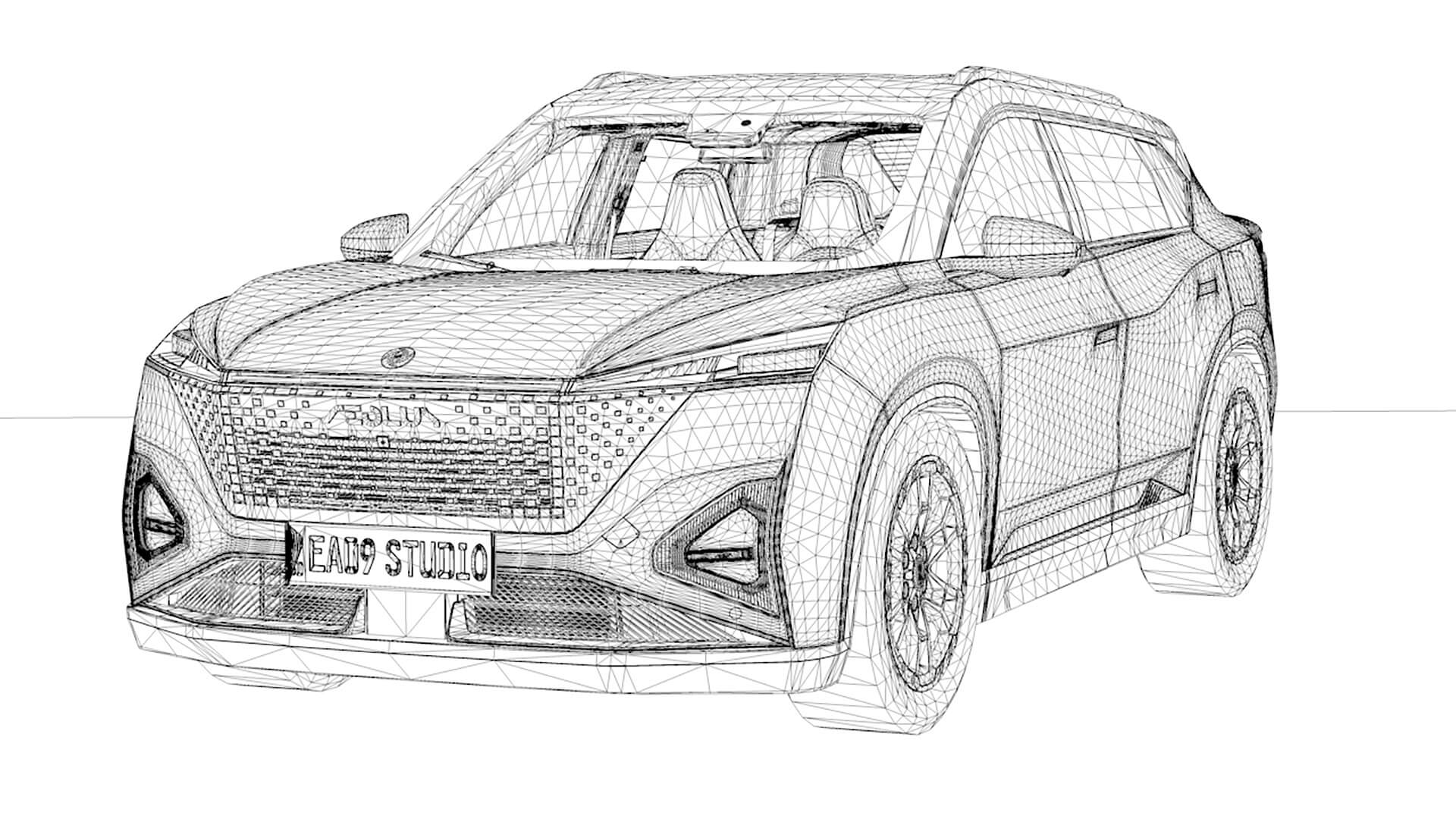 Dongfeng Aeolus Haohan 2024 - 3D Model by EA09studio