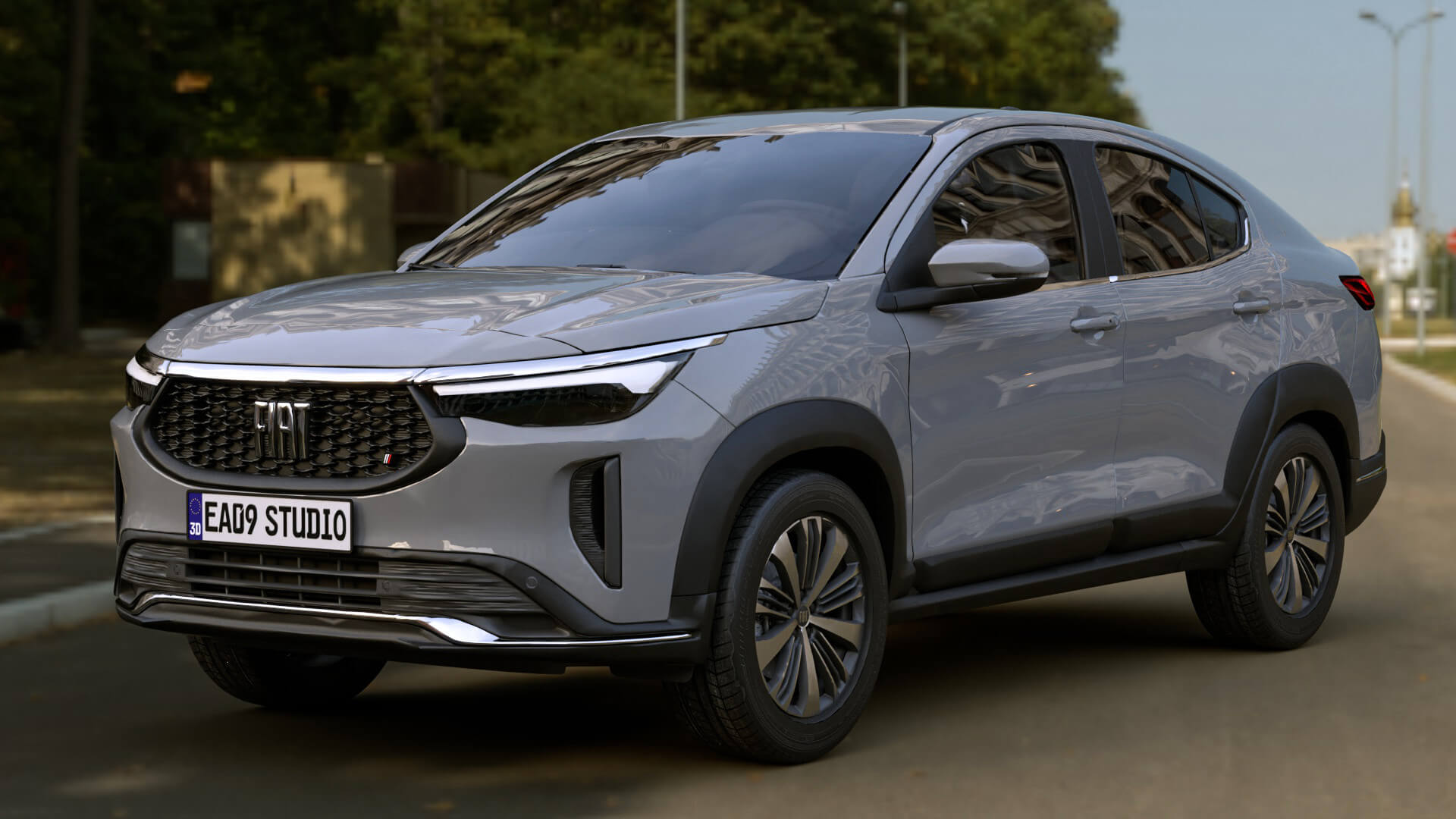 Fiat Fastback Audace 2023 - 3D Model by EA09studio