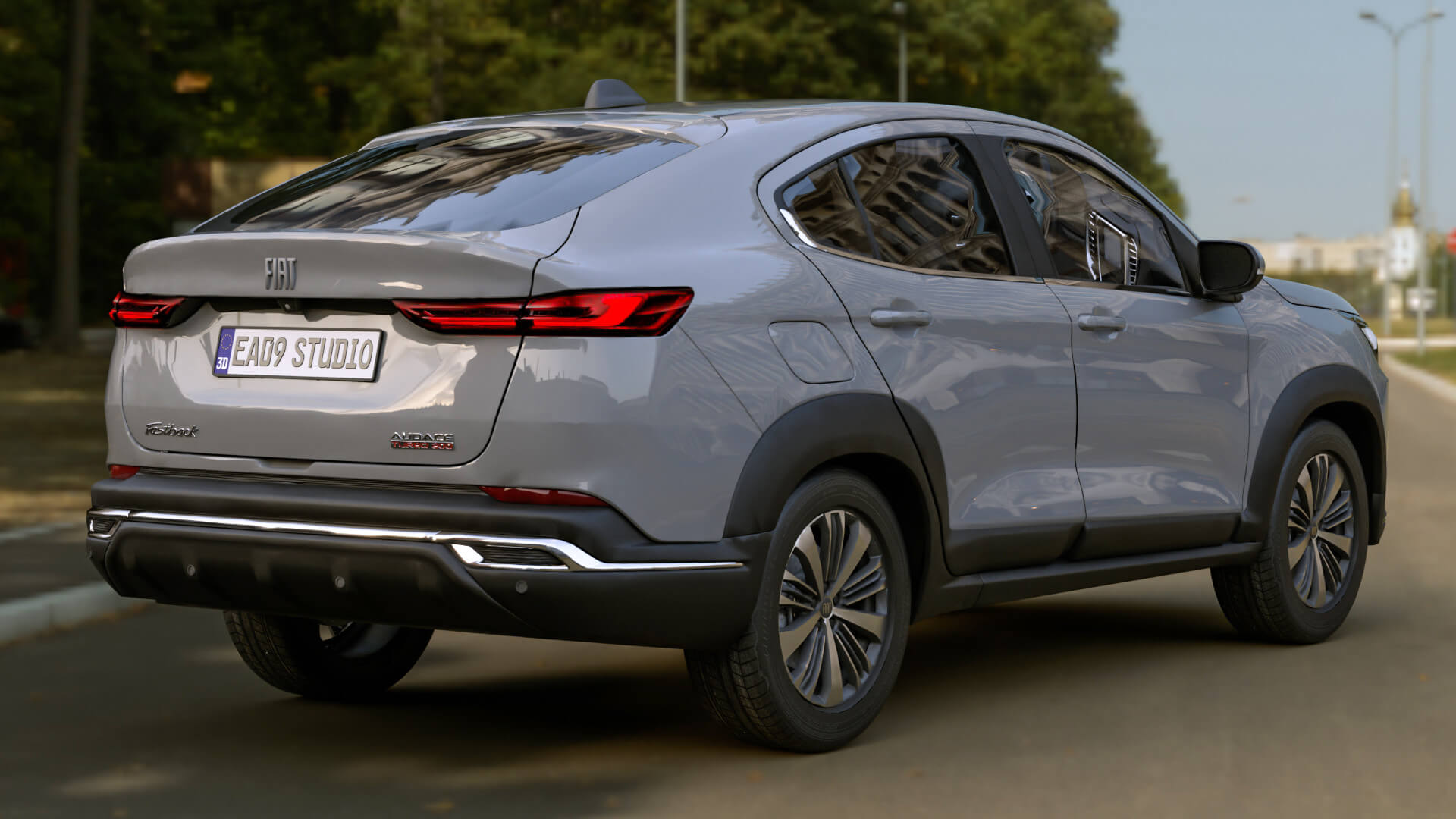 Fiat Fastback Audace 2023 - 3D Model by EA09studio