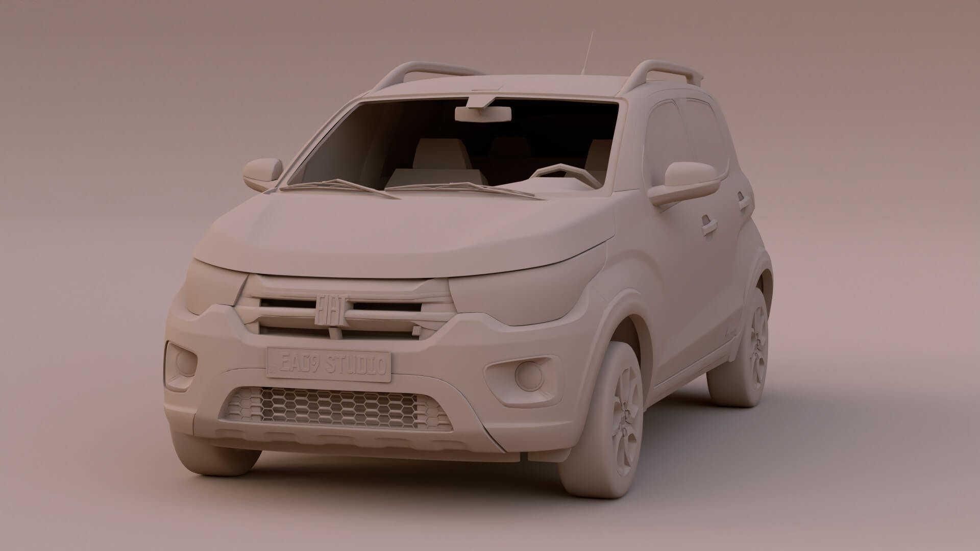 Fiat Mobi Trekking 2023 - 3D Model by EA09studio
