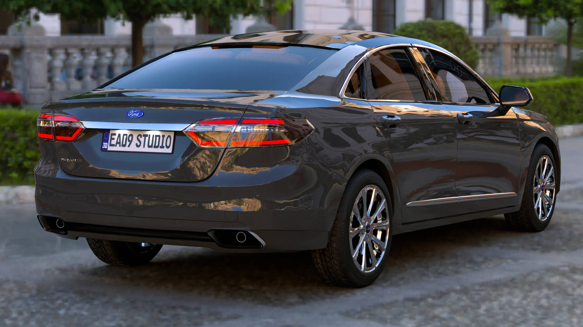 Ford Taurus 2021 - 3D Model by EA09studio