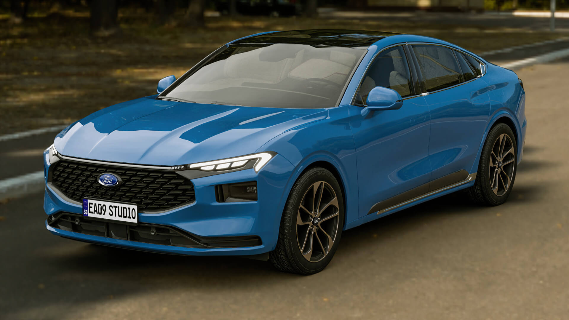 Ford Taurus 2023 - 3D Model by EA09studio