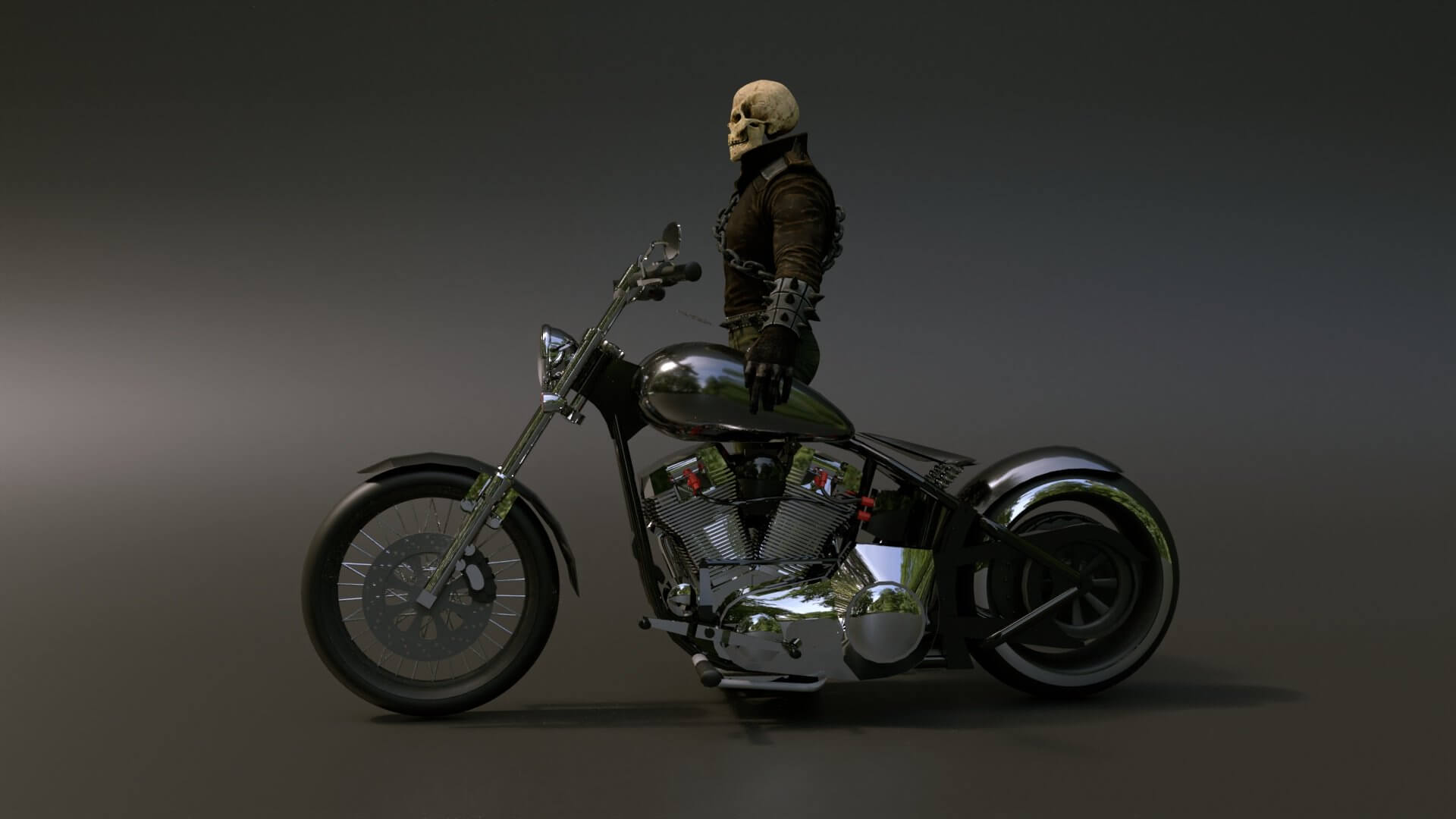 Ghost Rider - 3D Model by EA09studio