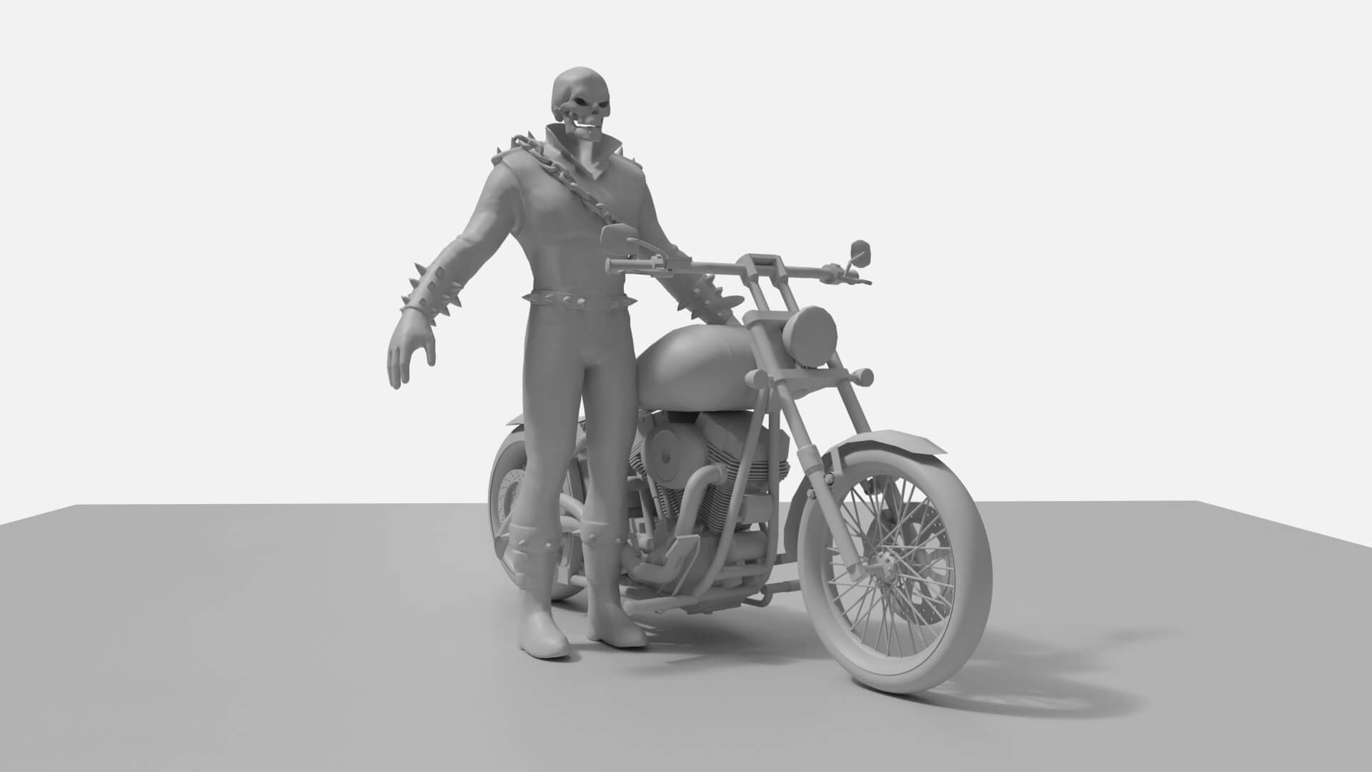 Ghost Rider - 3D Model by EA09studio