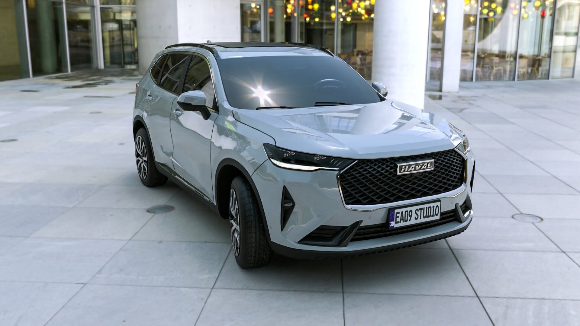 Haval H6 Hybrid 2022 - 3D Model by EA09studio