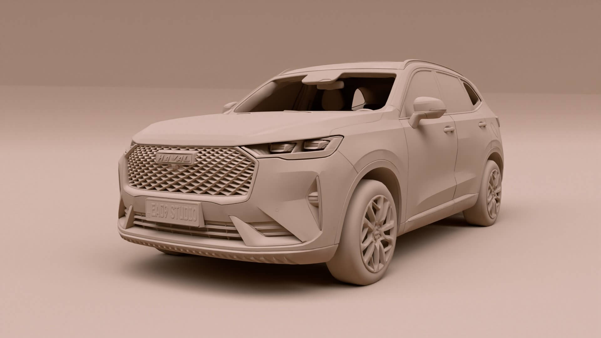 Haval H6 Hybrid 2022 - 3D Model by EA09studio
