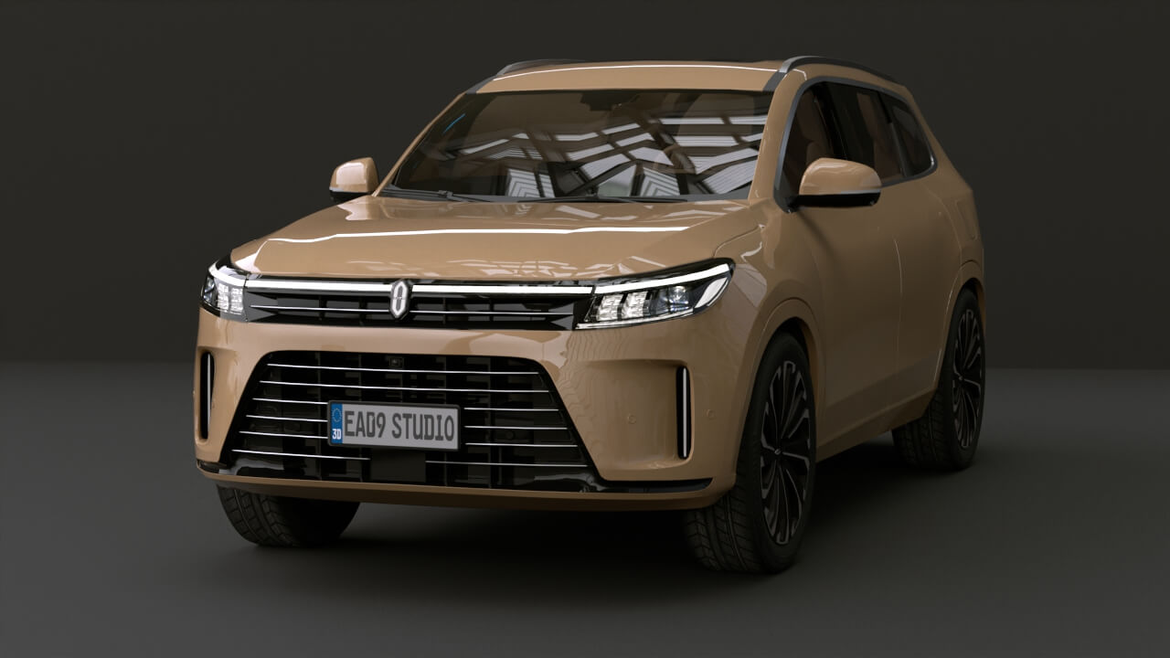 Huawei Aito M7 2024 - 3D Model by EA09studio