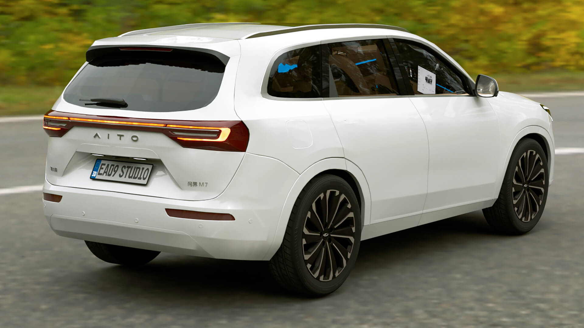 Huawei Aito M7 2024 - 3D Model by EA09studio