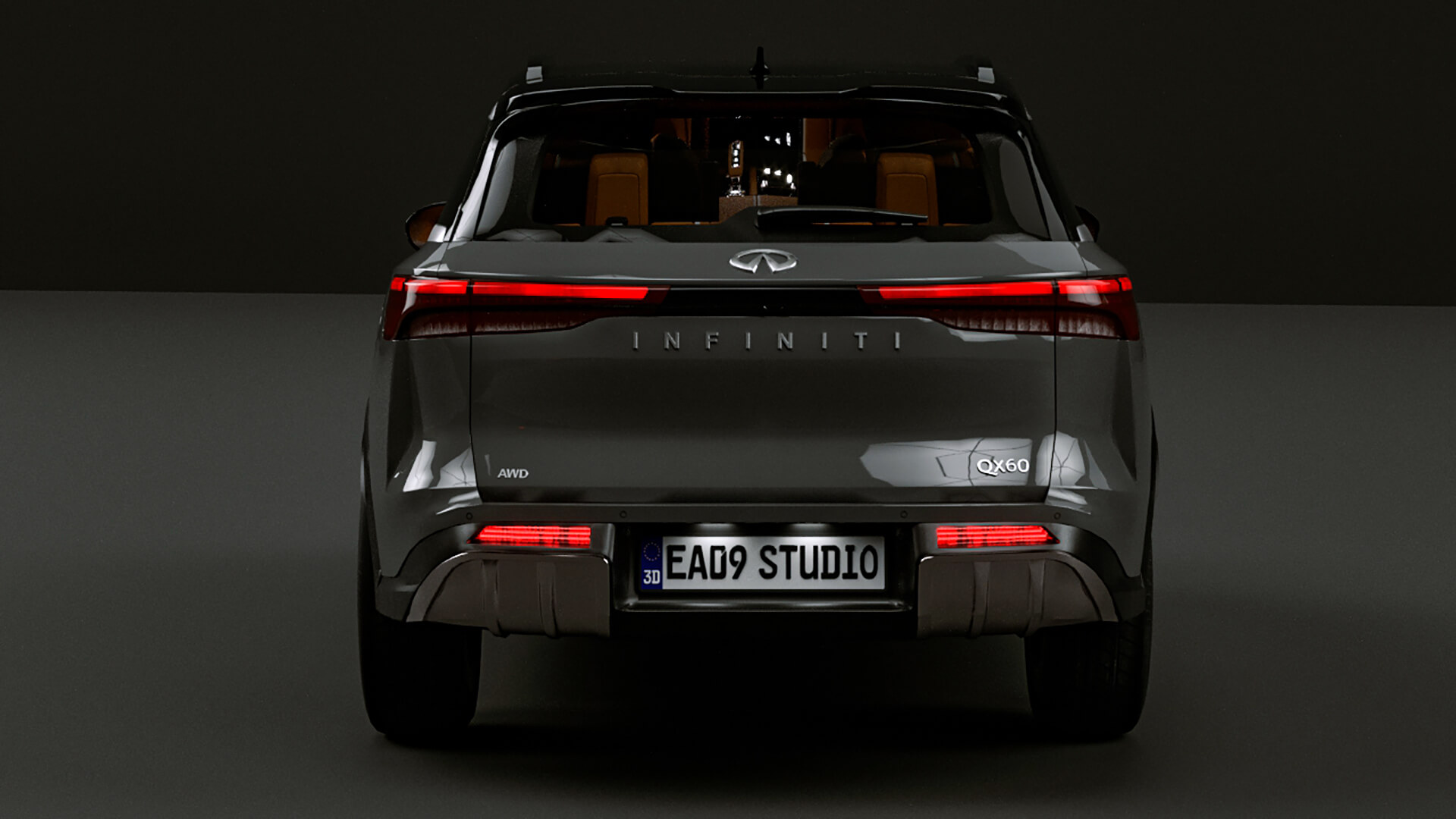 Infiniti QX60 2023 - 3D Model by EA09studio