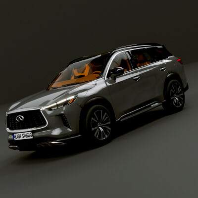 Infiniti QX60 2023 - 3D Model by EA09studio